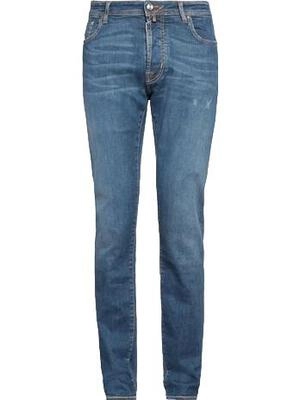 JACOB COHЁN Man Jeans Blue Size 32 Cotton, Elastomultiester, Elastane