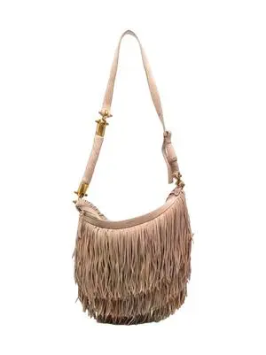 BALMAIN Fringed Suede Tote Bag