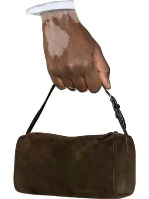 THE ROW 90's Zip Suede Mini Bag