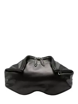 Alexander McQueen Manta Zip-fastening Leather Belt Bag - Black