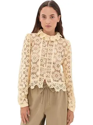 Lioness Overtime Blouse - Camel