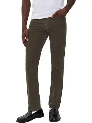 Citizens Of Humanity Elijah Corduroy Straight Fit Pants - Olive