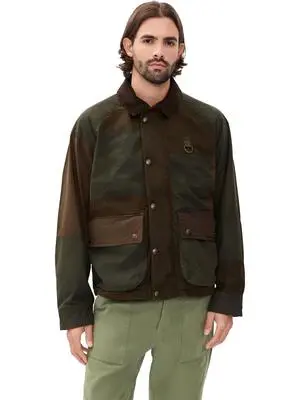 Polo Ralph Lauren Original Label Antique Wax Patchwork Utility Jacket - Patchwork Multi