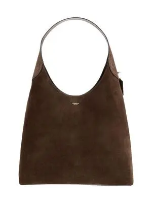 COACH Coach Brooklyn 39 Suede Leather Shoulder Bag Brown