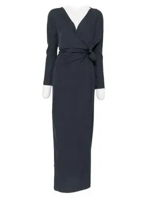 CORTANA Cortana Eteria Silk Long Dress