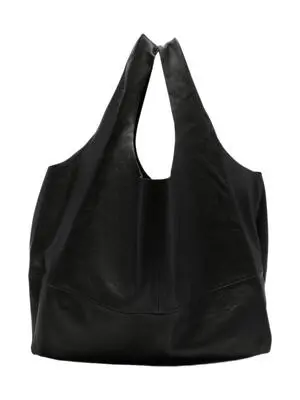 CORTANA U Xl Leather Tote Bag - Black