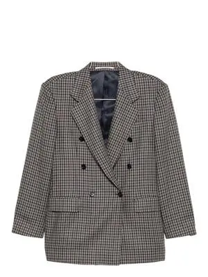 Tagliatore Wool Double-breasted Jacket - Blue