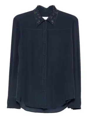 TRAME AUREE Cotton Shirt - Blue