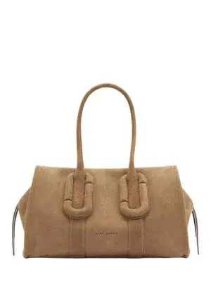 Marc Jacobs Carryall Suede Leather Tote - Brown