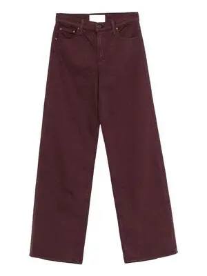 MOTHER Mother Wide-Leg Denim Jeans