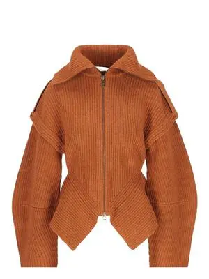 Zimmermann Valiant Wool Cardigan - Brown