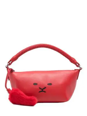 Loewe Cala Leather Mini Bag - Red