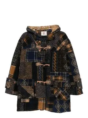 BYE Wool Parka Coat - Blue