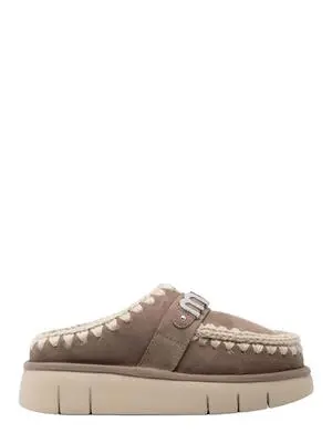 Mou Bounce Clog Slippers - Grey