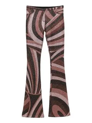 Emilio Pucci Pucci Pucci Printed Skinny Trousers Red