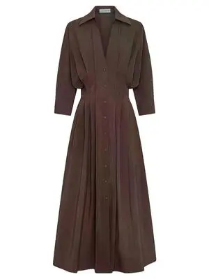 NICHOLAS Lanae Maxi Dress Brown