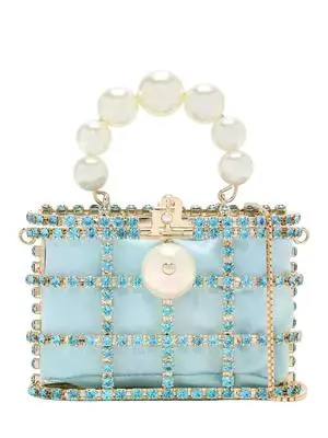 Rosantica Holli Pocket Faux-pearl Tote Bag - Blue