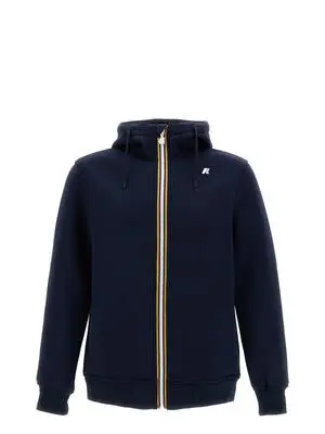 K-WAY Felpa Con Zip Rainer Spacer - Blue