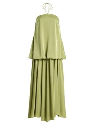 SIRAPOP Exclusive Valerie Satin Dress - Green