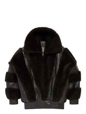 Balenciaga High Collar Jacket - Brown