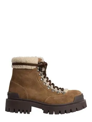 Balenciaga Combat Strike Winter Boot - Brown