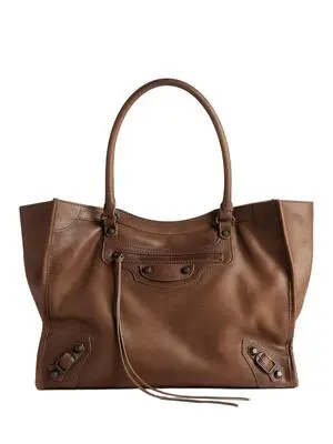 Balenciaga Le City Tote Small Brown
