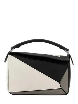 LOEWE Loewe Women Multicolor Leather Small Puzzle Handbag