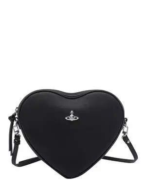 VIVIENNE WESTWOOD Alexa Heart Crossbody Bag - Black