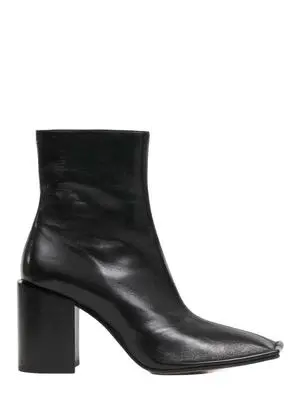 MAISON MARGIELA Square-toe Ankle Boots - Black