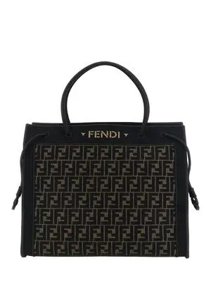 Fendi Magic' Large Shopping Bag - Brown