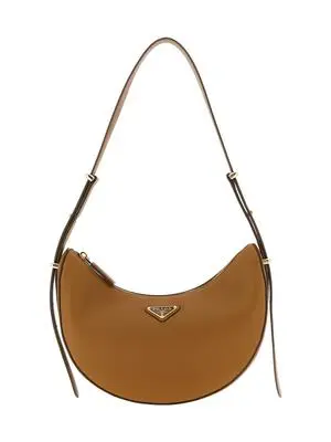 Prada Arqué Shoulder Bag - Brown
