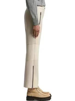 Peserico Zip-detail Panelled Trousers - Neutrals