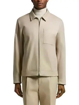 Peserico Zip-up Chest-pocket Jacket - Neutrals