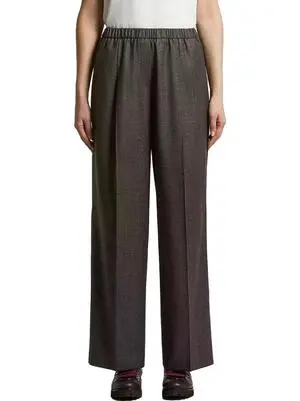Peserico Elasticated-waistband Pleated Trousers - Grey