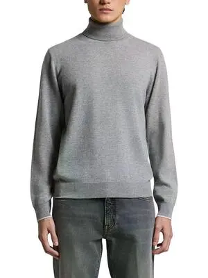 Peserico Roll-neck Sweater Grey