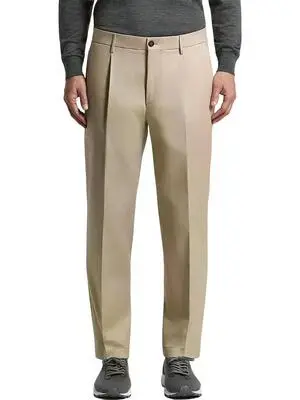 Peserico Pleated-waistband Tailored Trousers - Neutrals