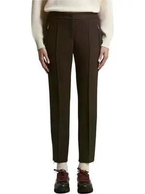 Peserico Zip-detail Tapered Trousers - Brown