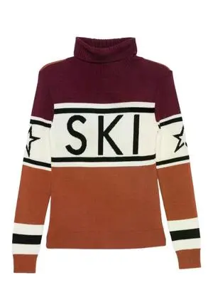 Perfect Moment Schild Intarsia-knit Sweater - Brown