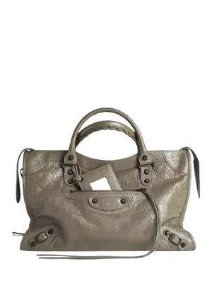 Balenciaga Balenciaga Women Le City Medium Leather Handbag Multicolor
