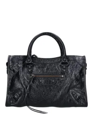 Balenciaga Le City Small Leather Handbag - Multicolor