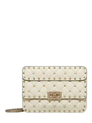 Valentino Garavani Rockstud Spike Small Leather Shoulder Bag - Multicolor