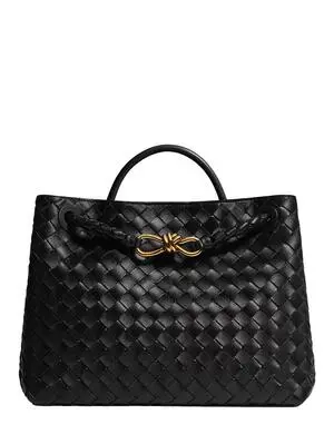 Bottega Veneta Medium Andiamo Bag - Black