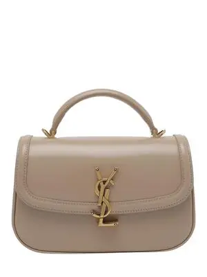 Saint Laurent Mini Solferino Shoulder Bag - Cream