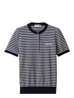 MIU MIU Striped Wool Sweater