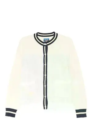AGNES B. Star Cardigan - Neutrals