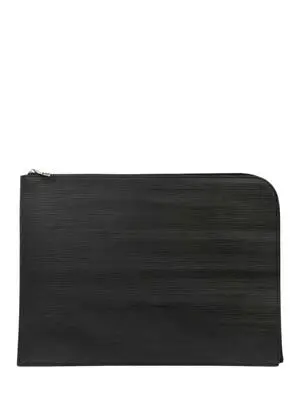 LOUIS VUITTON 2016 Gm Epi Pochette Jour Clutch Bag - Black