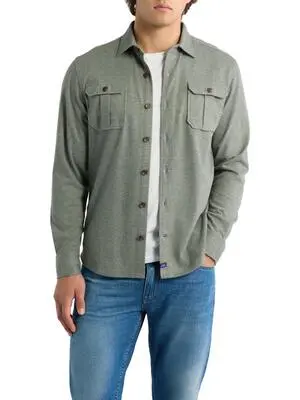 Johnnie-o Sequoia Flannel Lodge Shirt - Forest