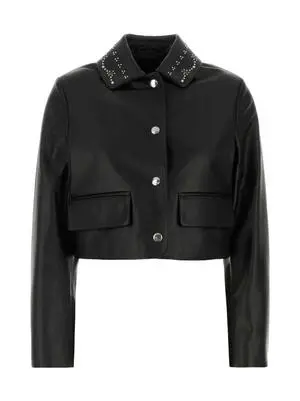 Marni Studded Leather Jacket - Black