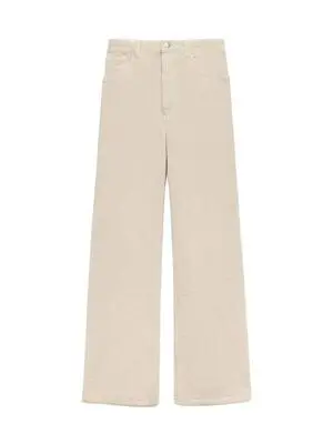 Marni Marni Women Corduroy Flared Trousers Multicolor