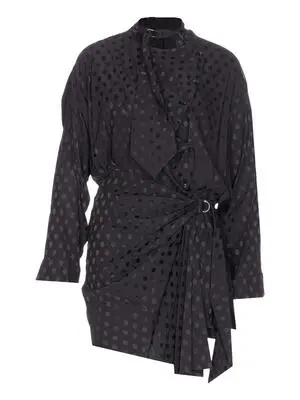 Isabel Marant Étoile Marant Polka Dot Dress - Black